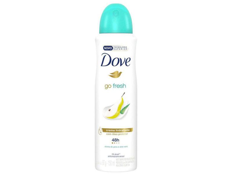 Desodorante Antitranspirante Aerossol Dove - Go Fresh Pera e Aloe Vera ...