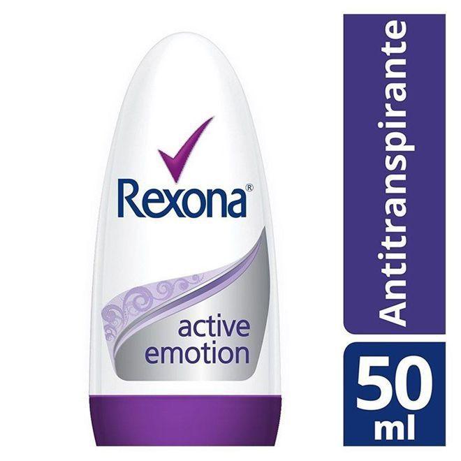 Desodorante Antitranspirante Rexona Feminino Roll On Active Emotion ...