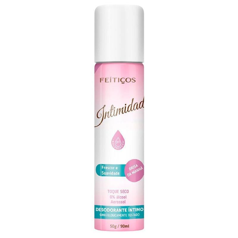 Desodorante intimo feminino em aerosol toque seco 90ml intimidad ...