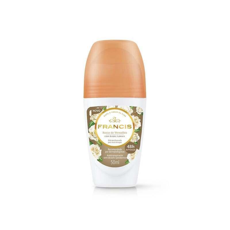 Desodorante roll on francis classico branco 50ml - flora - Desodorante - Magazine Luiza