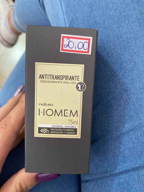 Desodorante Roll-on Natura Homem Tradicional - 48h - 75ml - Desodorante - Magazine Luiza