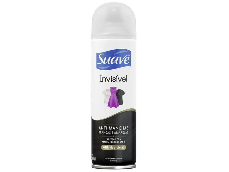 Desodorante Suave Invisible Aerossol - Antitranspirante Feminino 150ml ...