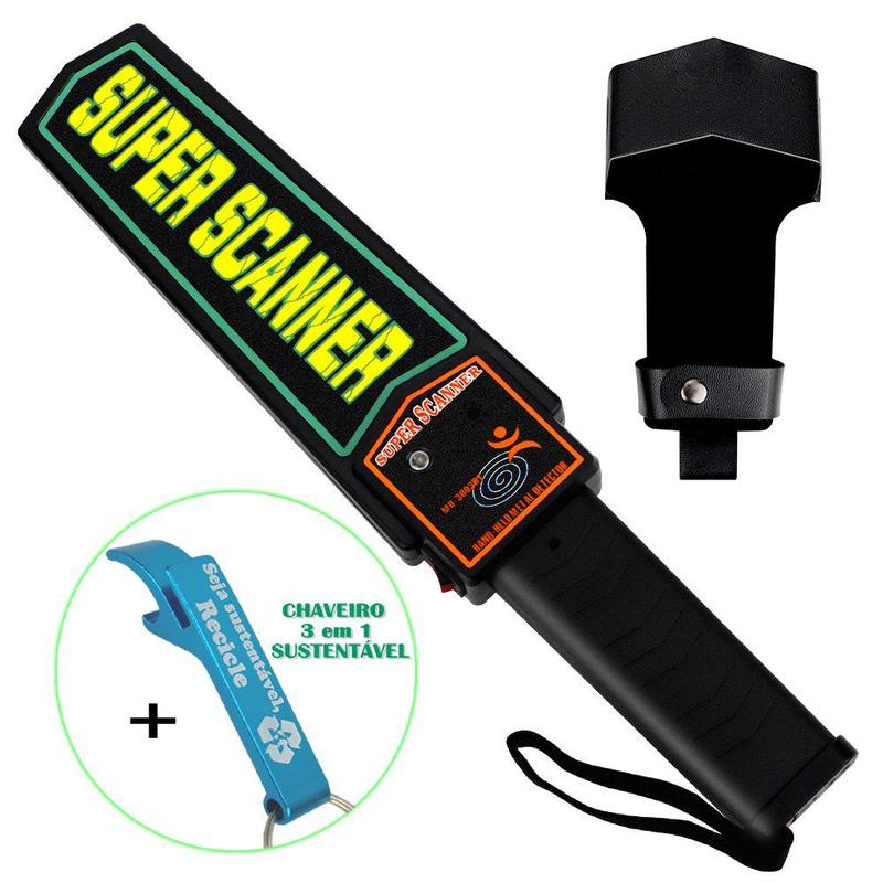 Detector De Metais Portátil Scanner De Alta Sensibilidade Profissional ...