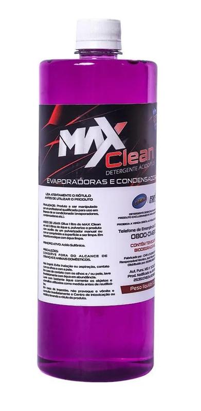 Detergente Ácido Maxclean Plus 1 Lt - Gbmak - Detergente - Magazine Luiza