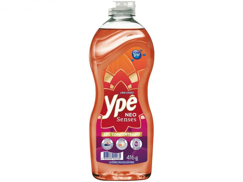 Detergente Gel Concentrado Lava-Louças Ypê - Neo Senses 416g ...