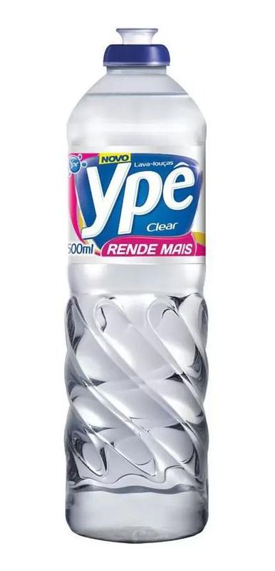 Detergente Lava Louças Ypê Clear Rende Mais 500ml - Detergente ...