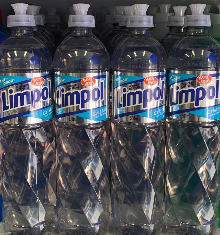 Detergente limpol (clear) 500ml - Lojão das embalagens - Detergente ...
