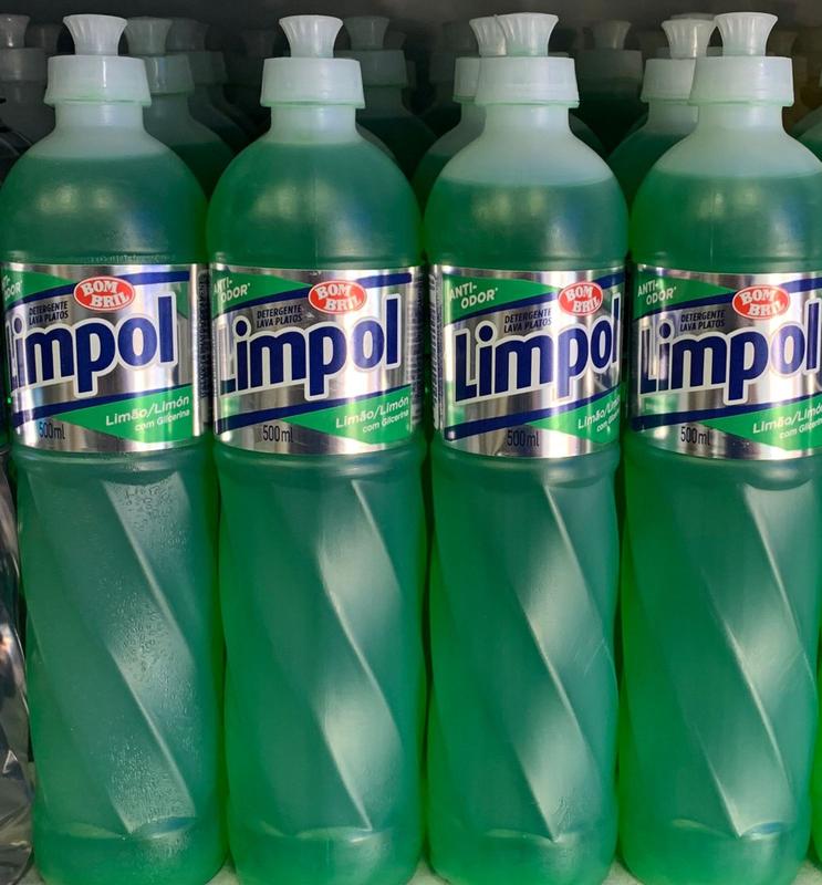 Detergente limpol (limão) 500ml - Lojão das embalagens - Detergente ...
