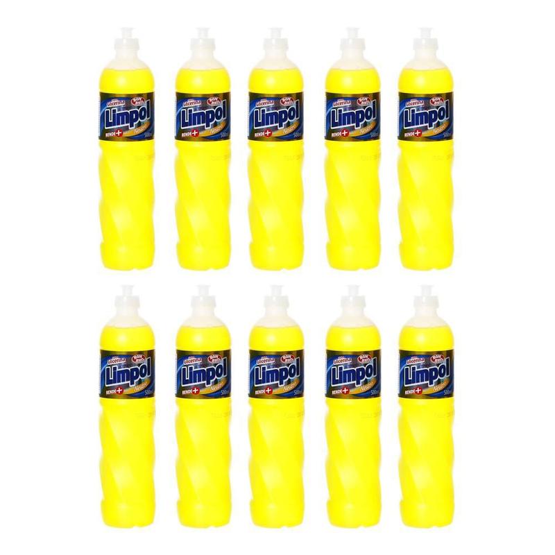 Detergente Limpol Neutro Com Glicerina 500Ml Kit 10 - Detergente ...