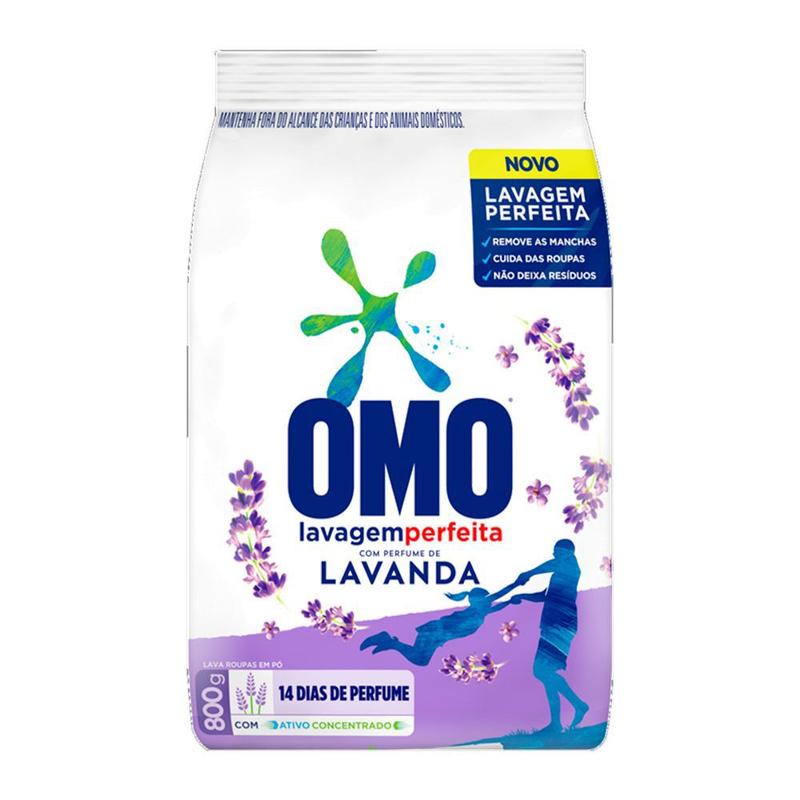 Detergente Po Omo Sachê Lavagem Perfeita 800g - Sabão em Pó - Magazine ...