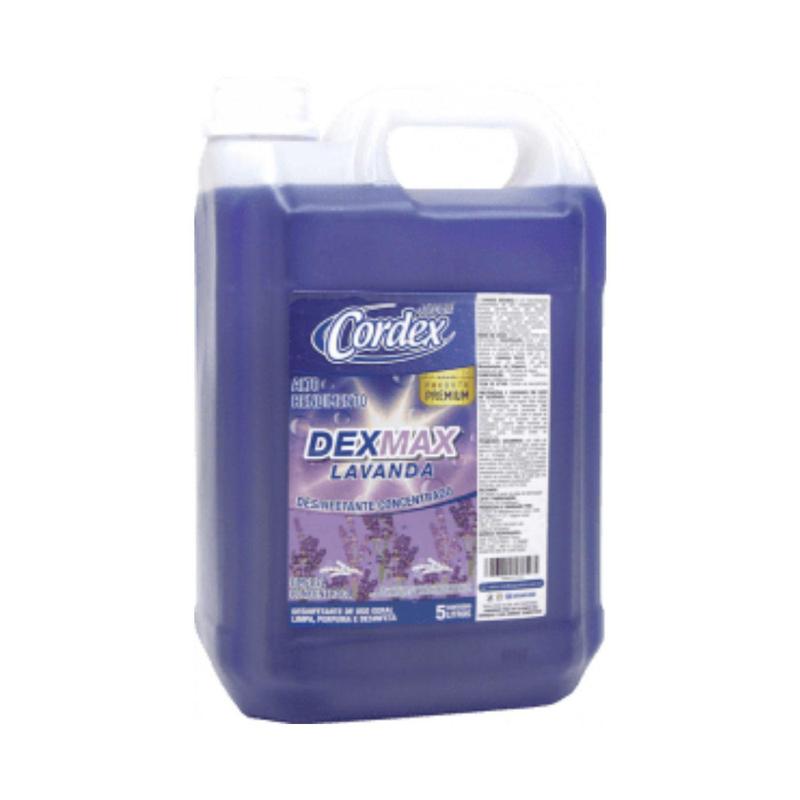 Dexmax - Desinfetante Concentrado Lavanda - Cordex 5L - Desinfetante ...