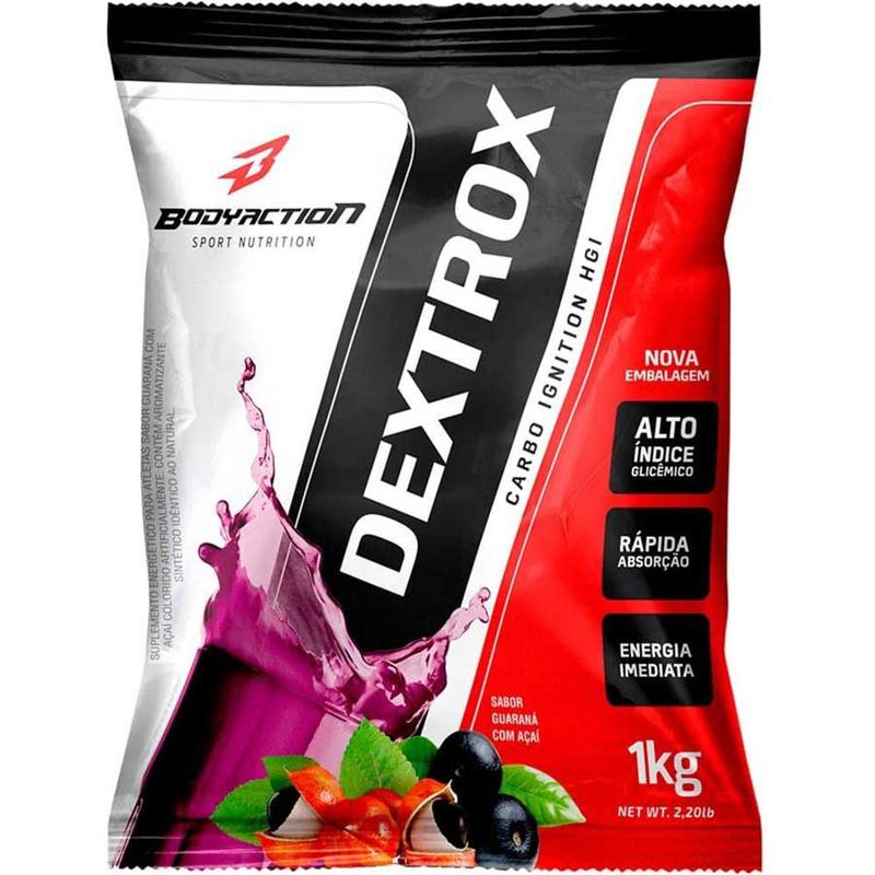 Dextrose Suplemento Dextrox 1kg BodyAction Mais Energia - Dextrose ...