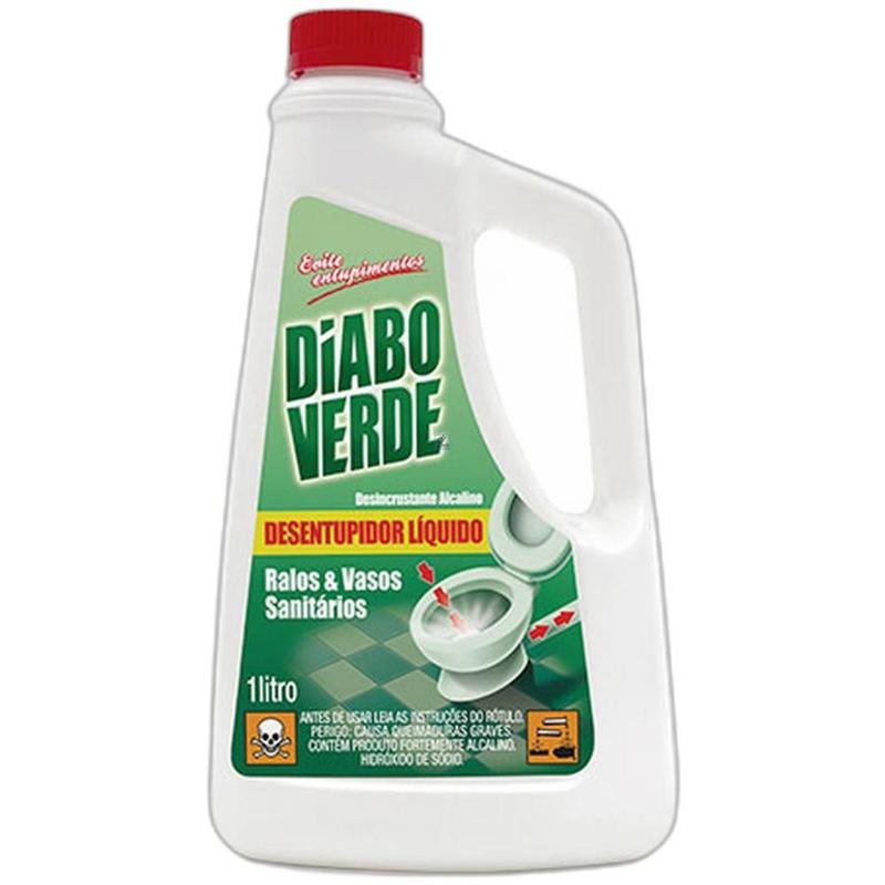 Diabo Verde Liquido 1lt - NOBEL - Limpador Desincrustante - Magazine Luiza