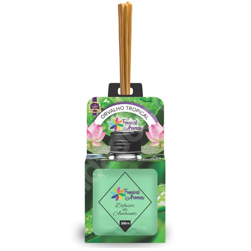 Difusor de Ambiente Aromas do Brasil Orvalho Tropical 300ml - Tropical ...