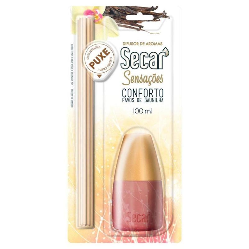 Difusor de Aromas Secar Conforto Baunilha 100ml - Difusor de Aroma ...
