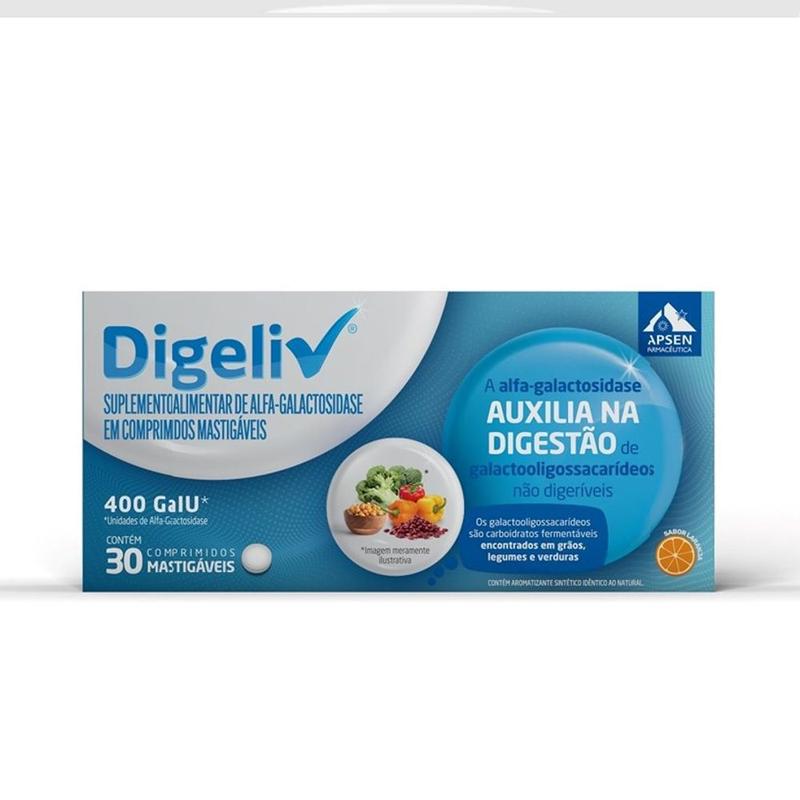 Digeliv 400FCC 30Comprimidos - Apsen - Medicamentos - Magazine Luiza