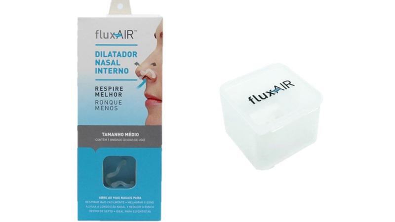 Dilatador Nasal Interno Flux Air 1 Unidade Tamanho Médio com estojo ...