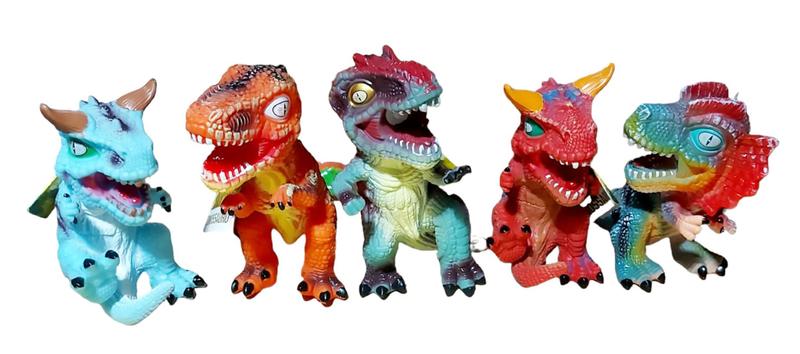Dinossauro brinquedo infantil borracha t-rex - LIZ BABY TOY - Bonecos ...