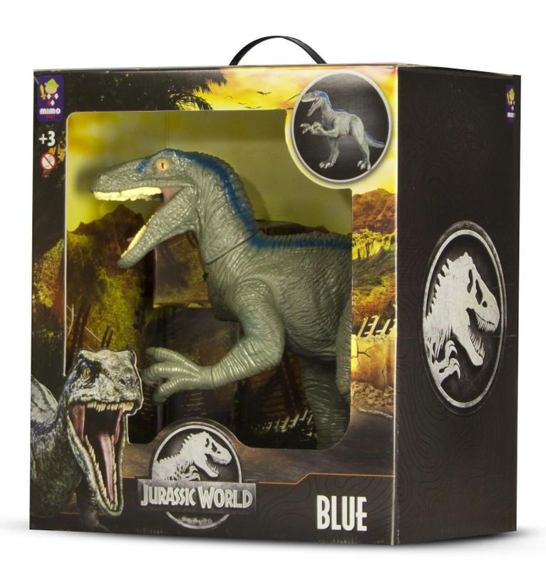 Dinossauro Velociraptor Blue Boneco Gigante 50CM Jurassic - Mimo Toys ...
