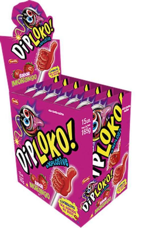 Diploko Explosive Sabor Morango Danilla 15 Unidades - Danilla Foods ...