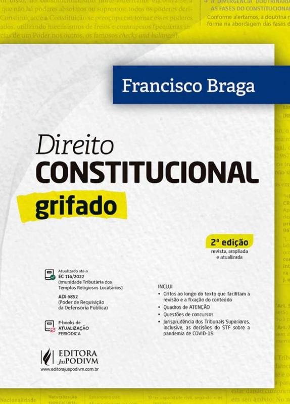 Direito Constitucional Grifado - 2ª Edição (2022) - Livros de Direito ...