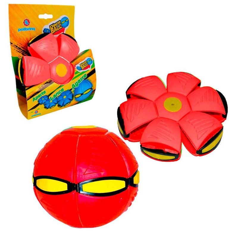 Disco Ball 2 em 1 Brinquedo Infantil Bola Vira Disco Retrátil Polibrinq ...