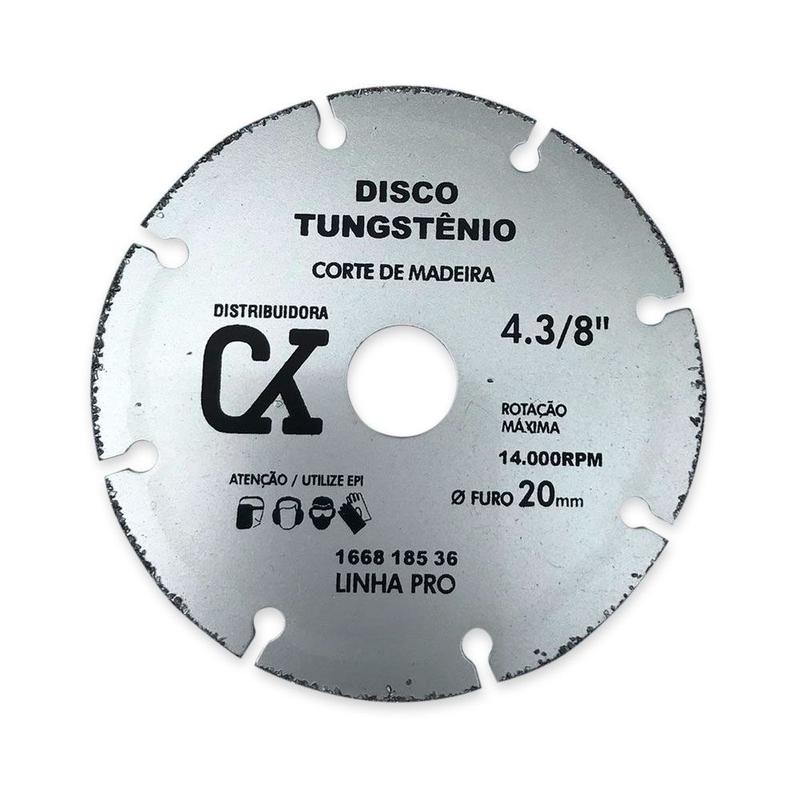 Disco Corte de Madeira Tungstênio - CK - Ck Distribuidora - Disco de ...