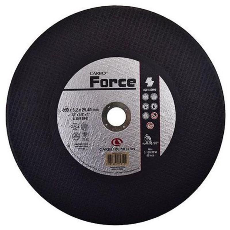 Disco Corte Ferro Carborundum 10"x1/8"x3/4" - 2 Telas - Disco de Corte ...
