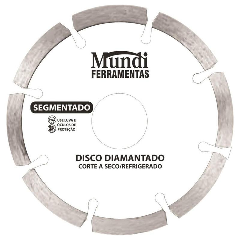 Disco Diamantado Segmentado 110mm Mundi - Disco de Corte - Magazine Luiza