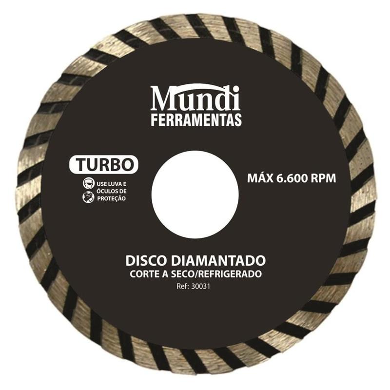 Disco Diamantado Turbo 180mm Mundi - Disco de Corte - Magazine Luiza