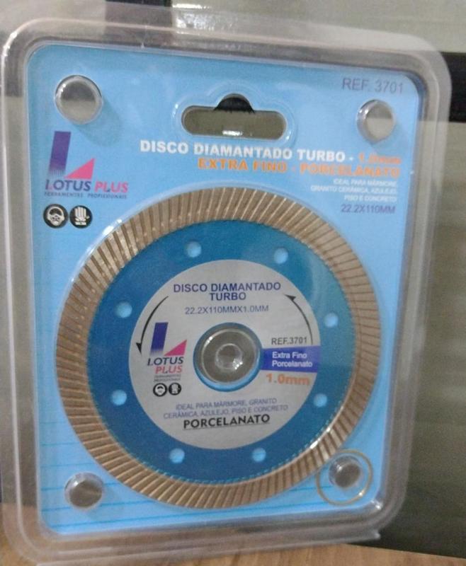 Disco diamantado turbo furo 22 - LOTUS PLUS - Disco de Corte - Magazine ...