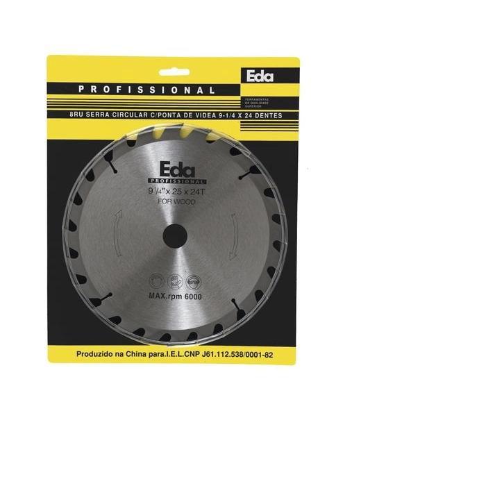 Disco para serra circular 235mm 24 dentes com widea eda - Disco de ...