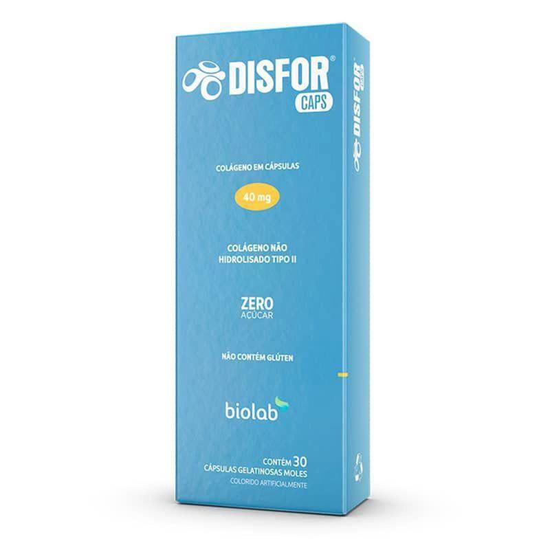Disfor Caps Colágeno Tipo 2 40mg c/ 30 Cápsulas - Colágeno - Magazine Luiza
