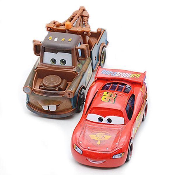 Disney Pixar Carros Kit Relâmpago McQueen/Mate - Carrinho de Brinquedo ...