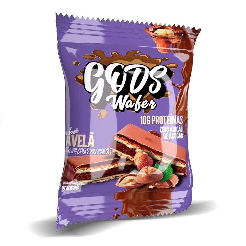 Display Gods Wafer 51g Avelã 6 unidades Canibal - Canibal - Wafer - Magazine Luiza
