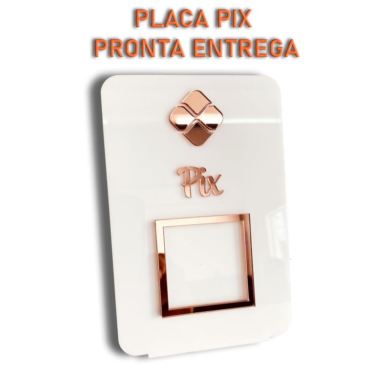 Display / Placa pix para qr code pagamento balcão - Realaser Store ...