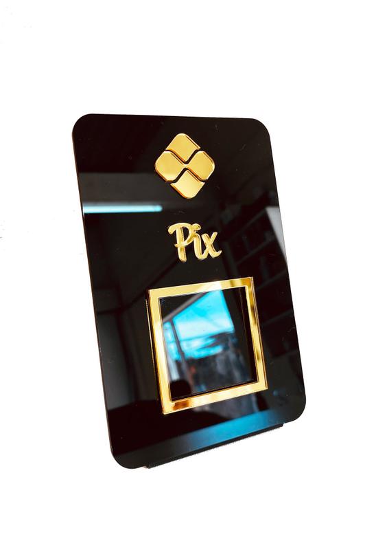 Display / Placa pix para qr code pagamento balcão - Realaser Store ...