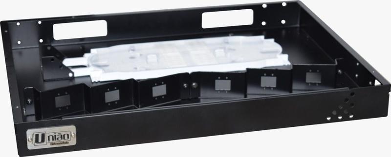 Distribuidor Interno Optico 24 Fo (dio) Acoplador Simples - União ...