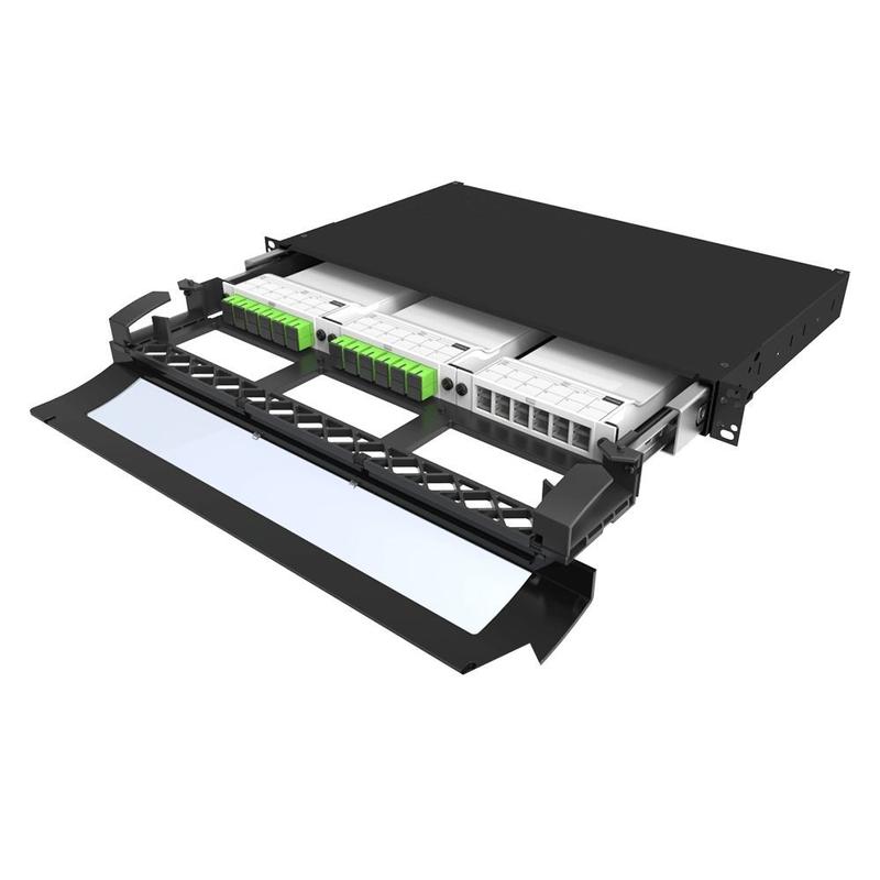 Distribuidor Interno Óptico DIO 24FO SC APC DATACENTER FIBRACEM ...