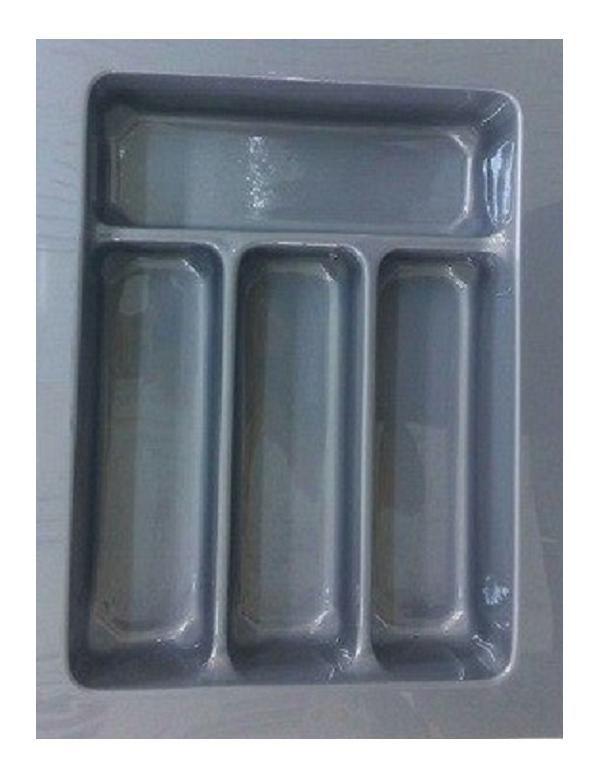 Divisor De Talher Dt04 Ajustável 37,5 cm x 48,1 cm Cinza - Moldplast - Porta Talheres - Magazine ...