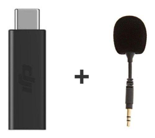 Dji Osmo Pocket Adaptador Microfone 3.5mm+microfone - Microfone ...