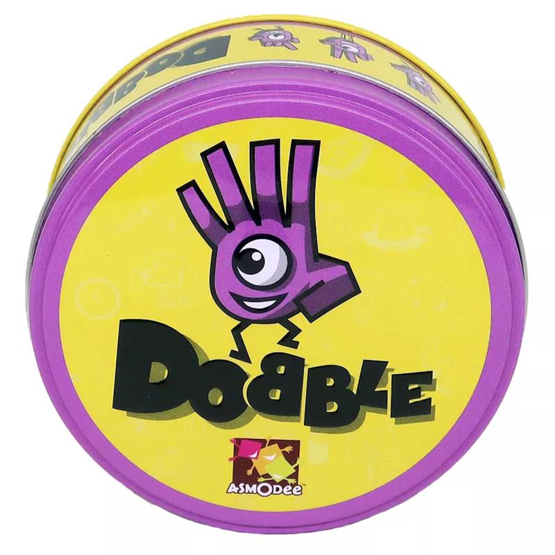Dobble Spot It! Jogo Cartas Figuras Party Game Lata Diversão Amigos Top ...