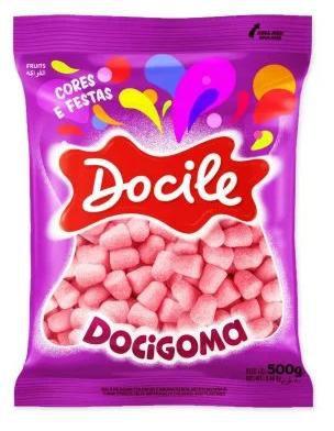 Docigoma mini sino rosa 500g - Docile - Balas - Magazine Luiza
