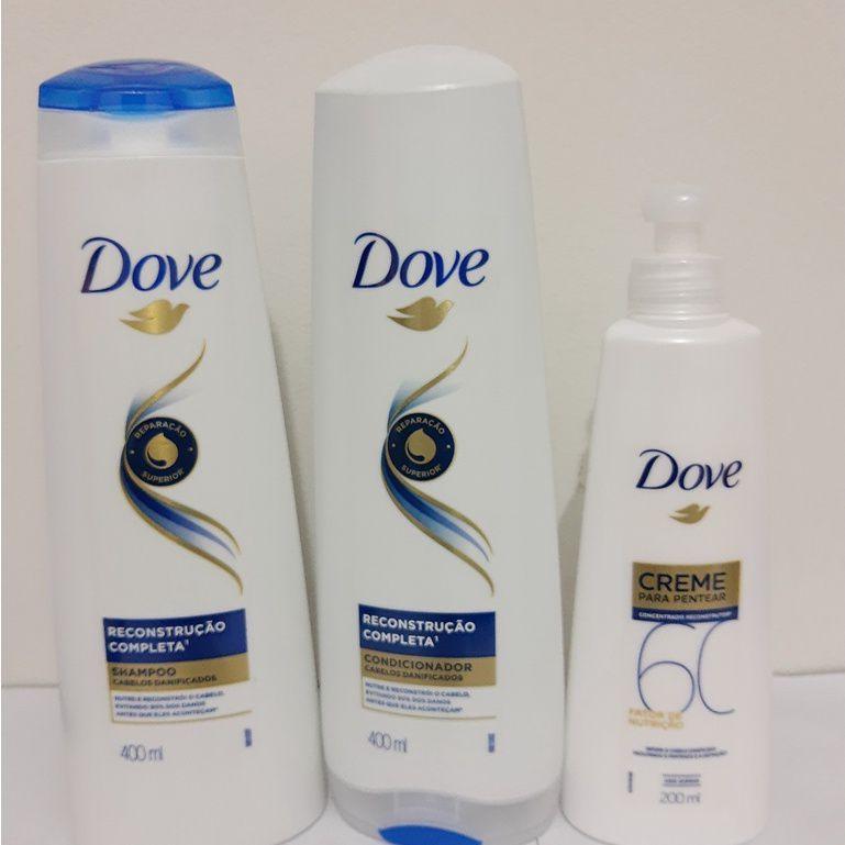 Dove Kit Sh+Cond Reconstrução Completa 400 ml + Creme Pentear 200 ml ...