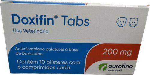 Doxifin Tabs 200 Mg Blister Com 6 Comp. - OUROFINO - Farmácia Pet - Magazine Luiza