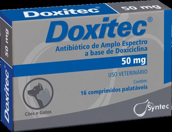 Doxitec 50 Mg 16 Comprimidos Syntec - Antibiótico - Magazine Luiza