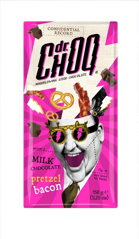 Dr. Choq chocolate 150g - Milk Pretzel Bacon - DR CHOC - Bolo / Bolinho ...