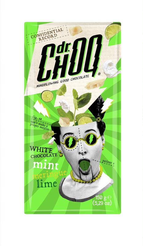 Dr. Choq chocolate 150g - White mint lime meringue - DR CHOC - Chá ...