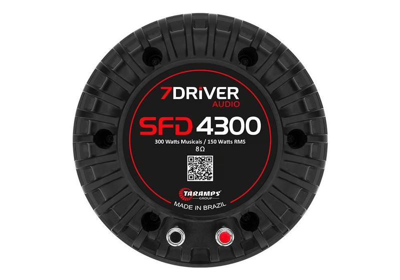 Driver Sfd4300 7Driver 150W Rms 8Ohms Fenólico - Driver Automotivo ...