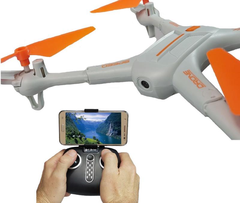 DRONE QUADRIPLAY HD COM CÂMERA WI-FI 360º RECARREGÁVEL - ART BRINK ...